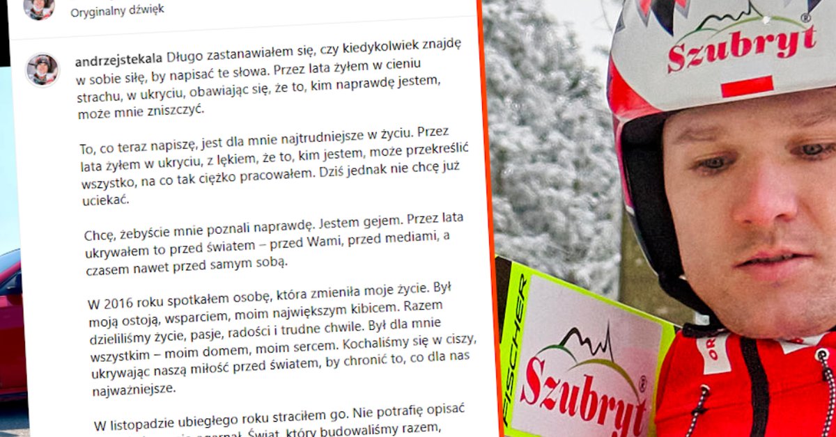 Dokonał coming outu po śmierci partnera. Polski skoczek reaguje na lawinę wsparcia - Przegląd ...