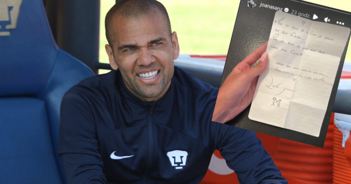 Dani Alves napisał kolejny list do żony. I ten rysunek... - Przegląd ...