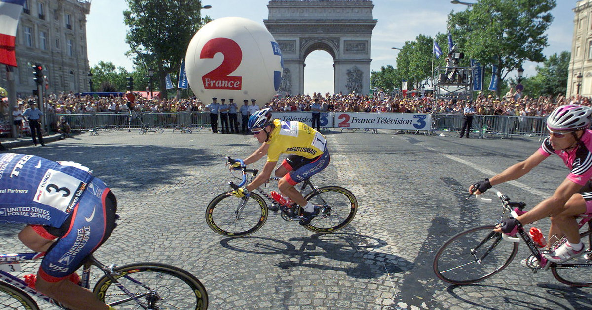 Tour de France 2001 – konferencja prasowa Lance'a Armstronga i Davida ...