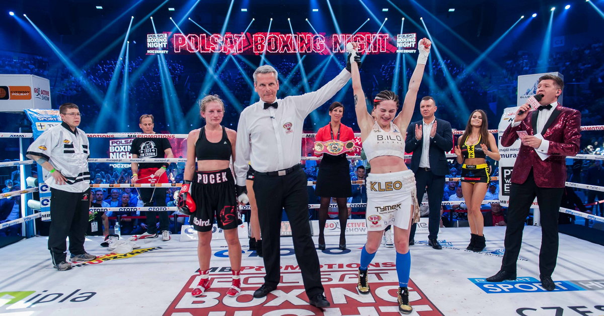 Ewa Brodnicka po wygranej walce z Sarah Pucek - Przegląd Sportowy Onet