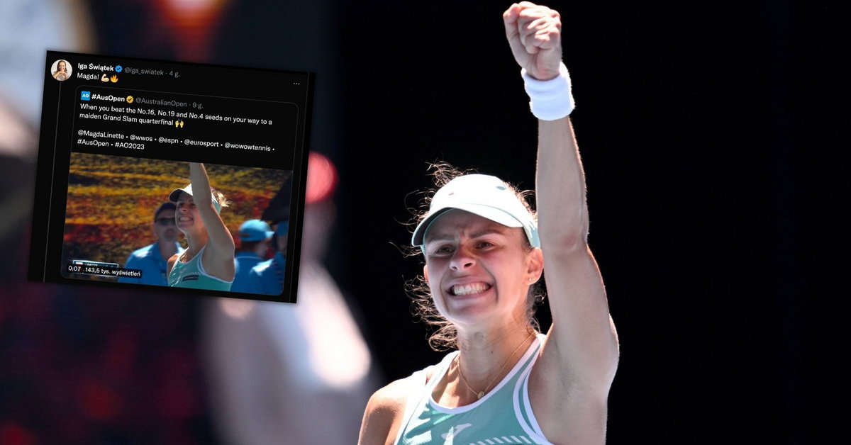 Australian Open: wymowny wpis Świątek po wygranej Linette - Przegląd ...
