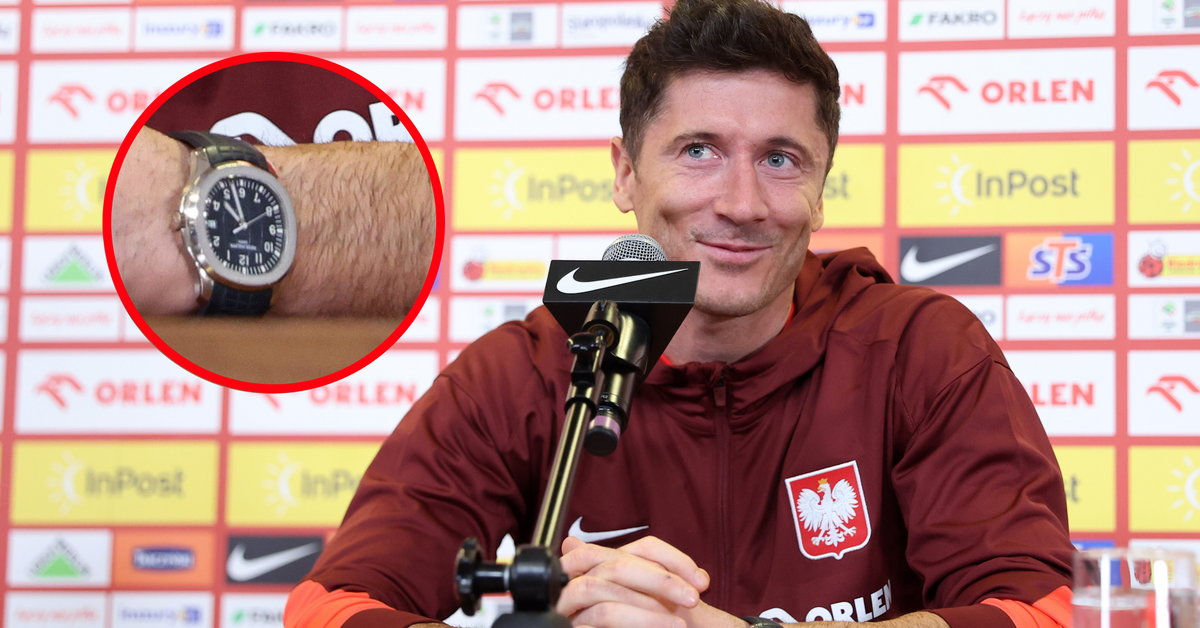Robert Lewandowski z luksusowym zegarkiem. Ten model kosztuje fortunę ...