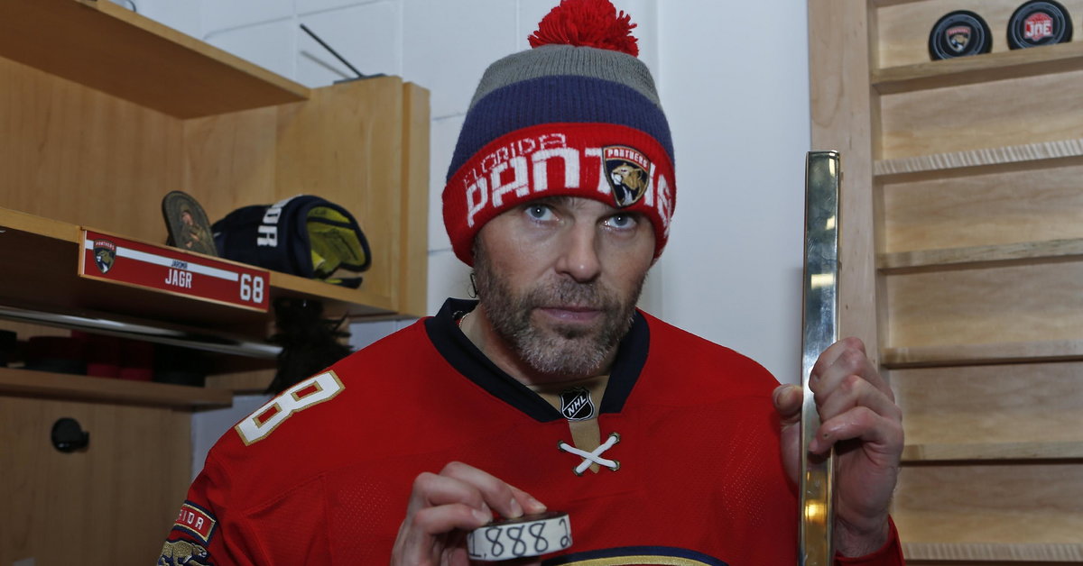 NHL: Jagr samodzielnie drugi w klasyfikacji kanadyjskiej wszech czasów - Przegląd Sportowy