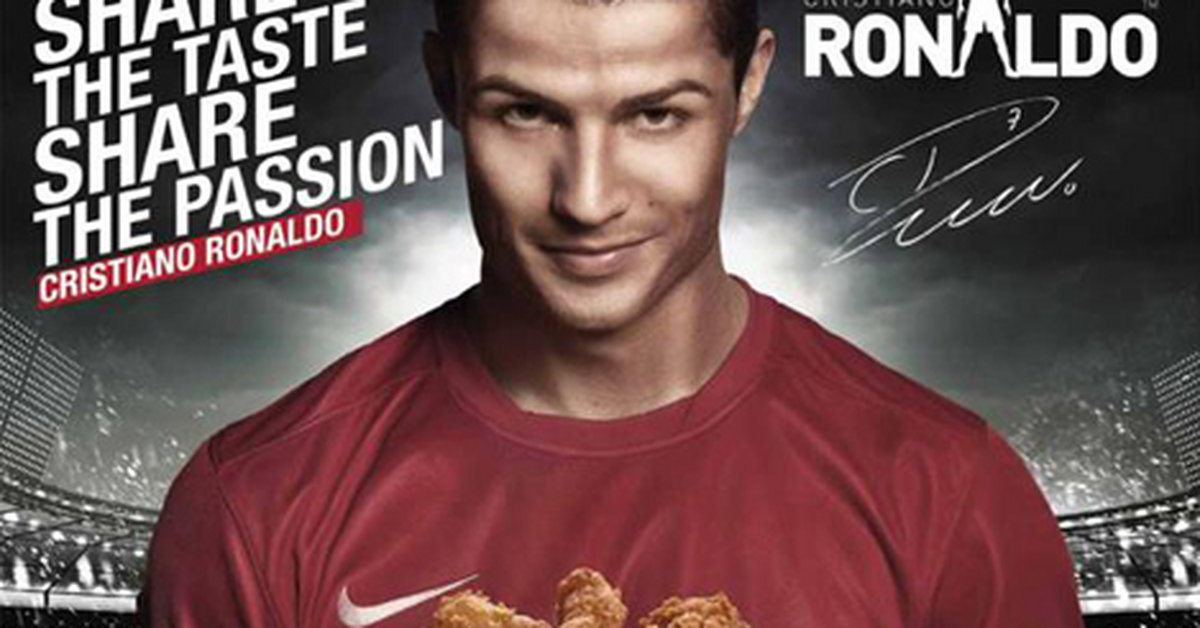 Cristiano Ronaldo w reklamie KFC - Przegląd Sportowy Onet