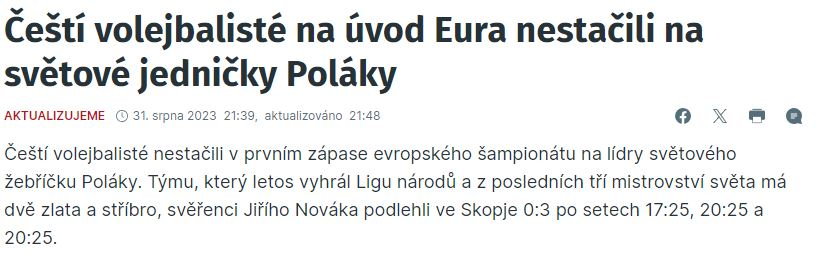 "Bez nadziei na sukces". Czesi surowo ocenili mecz z Polską - Przegląd ...