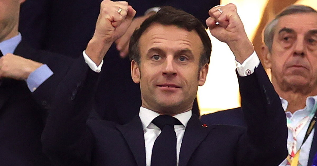 Emmanuel Macron gratulował piłkarzom. To powiedział reprezentantowi ...