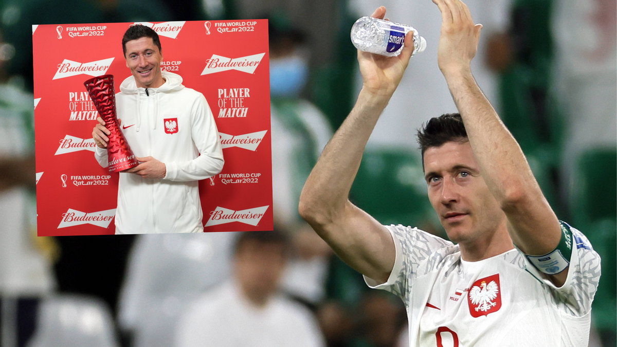 Robert Lewandowski z nagrodą dla piłkarza meczu. Spełnił także swoje ...