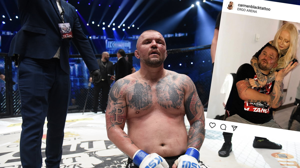 KSW 61: Pudzian - Jurkowski. Piękne słowa "Jurasa" i jego partnerki ...