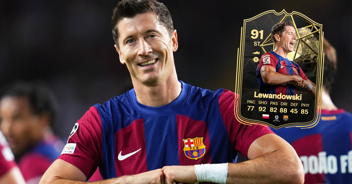 Robert Lewandowski wyróżniony w EA Sports FC 24. Jako pierwszy Polak ...