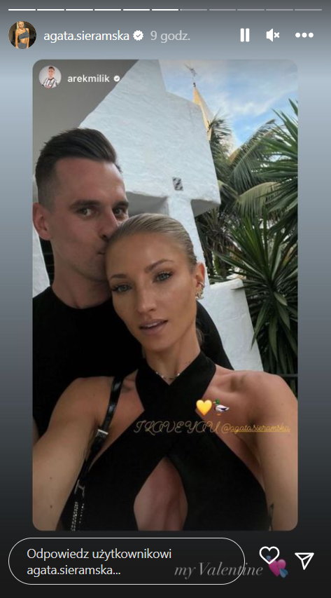 Arkadiusz Milik na uroczym zdjęciu z ukochaną. Jak romantycznie! - Przegląd Sportowy