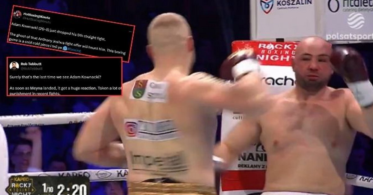 Druzgocąca porażka Adama Kownackiego. "Wyglądał jak wrak pięściarza ...