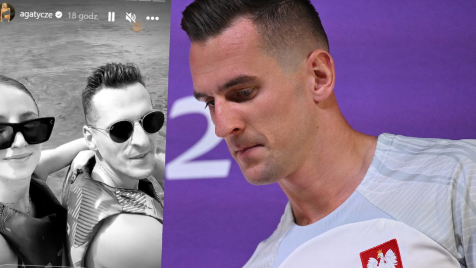 Arkadiusz Milik szaleje z ukochaną na wakacjach. Postawili na wodną rozrywkę - Przegląd Sportowy