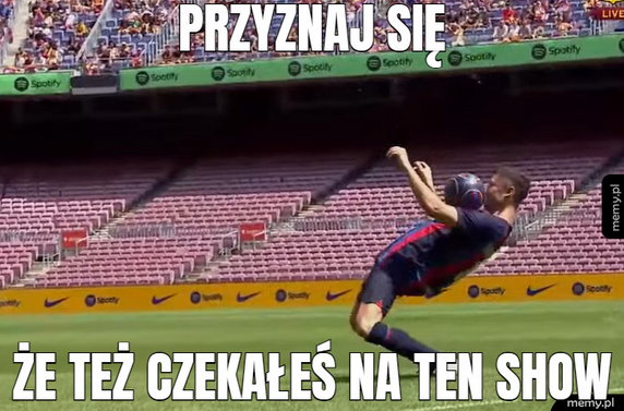 Robert Lewandowski zrobił show na prezentacji! Internauci też nie ...