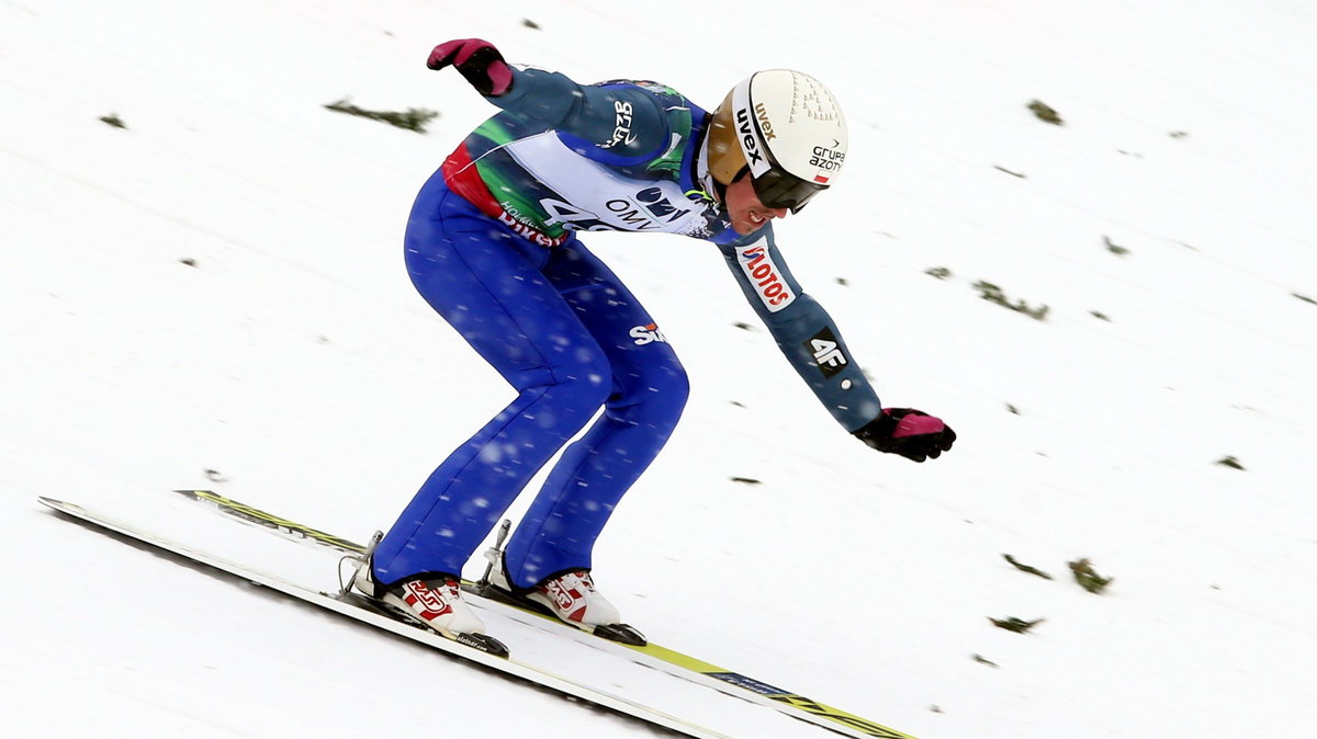 Piotr Żyła zadowolony z treningów w Ramsau, "sam jestem ciekaw jak to ...