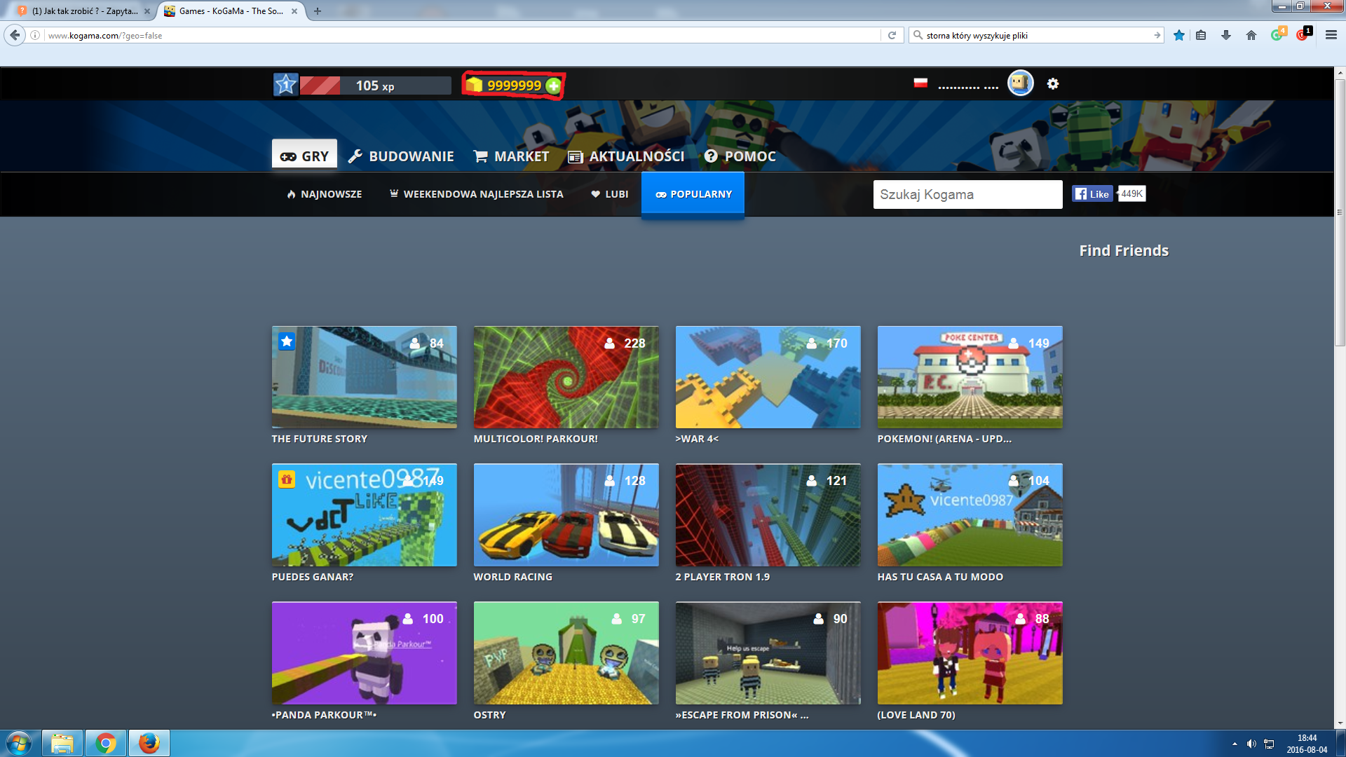 Czy ktoś zna plik kogama gold hack download ? - Zapytaj.onet.pl