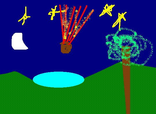 Zapamiętujesz swoje sny? Spróbuj narysować swój ostatni sen. Rysunek ...