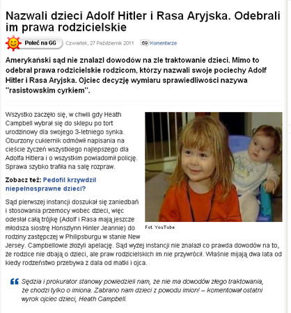 Dlaczego nazwanie dziecka "Rasa Aryjska" to przestępstwo ? - Zapytaj ...
