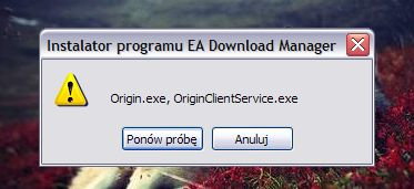 Dlaczego nie mogę zainstalować EA Download Manager? - Zapytaj.onet.pl