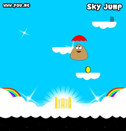 Co jest po kosmosie w grze pou Sky jump ? - Zapytaj.onet.pl
