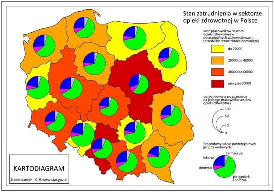 Kartogram z Kartodiagramem – zadania, ściągi i testy – Zapytaj.onet.pl