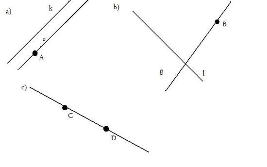 Na kartce w kratke mozna rysowac proste prostopadłe o proste równolegle ...