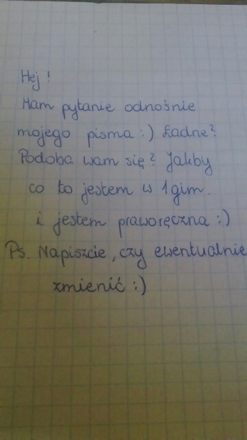 Ładne mam pismo? - Zapytaj.onet.pl